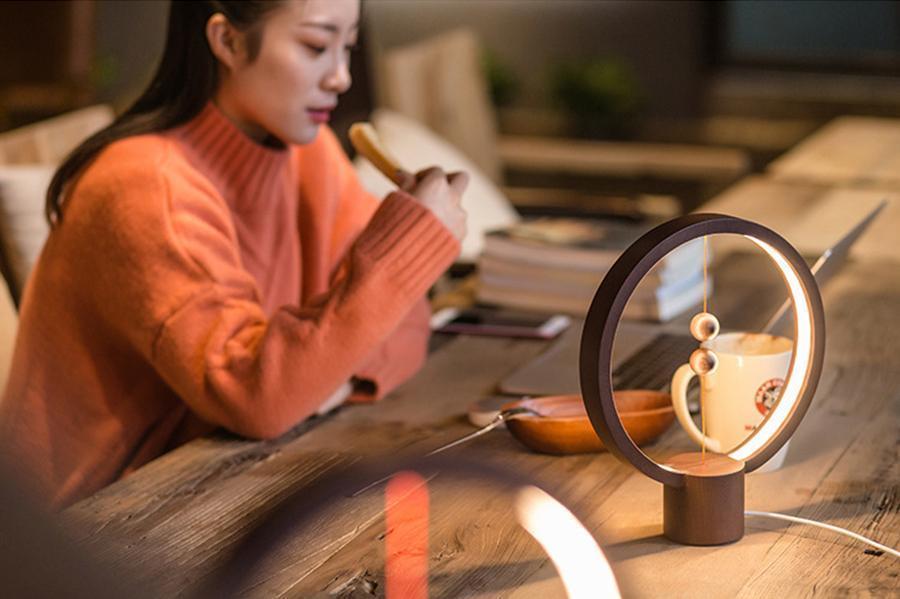 Tao - Modern Nordic Magnetic Balance LED Lamp – Sugar & Cotton