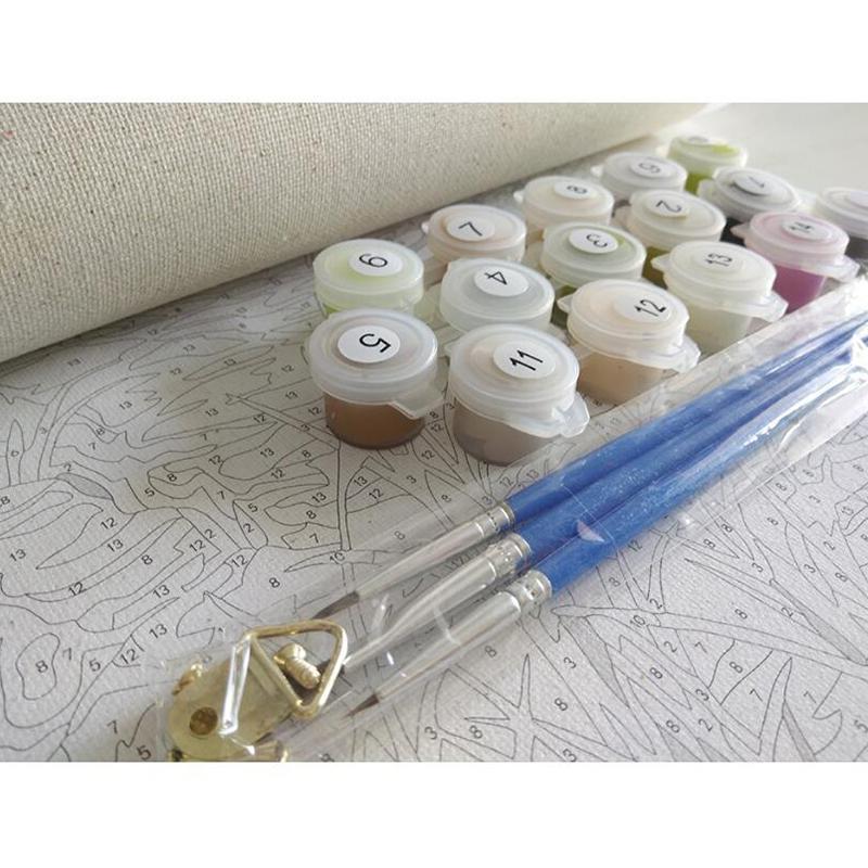 Cliffside Town - Van-Go Paint-By-Number Kit – Sugar & Cotton