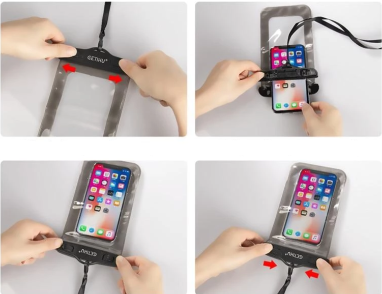 Waterproof iPhone Pouch Bag – Sugar & Cotton