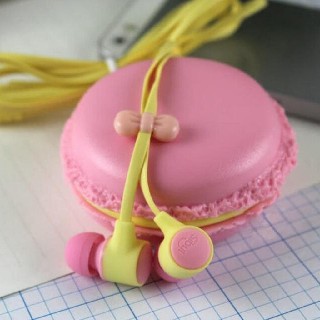 Macaron Earphones - with Case – Sugar & Cotton