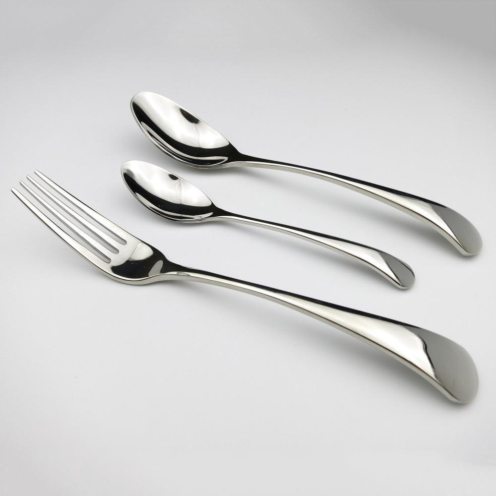 Sidereal™ - Stainless Steel Silverware Set (4 Pieces) – Sugar & Cotton