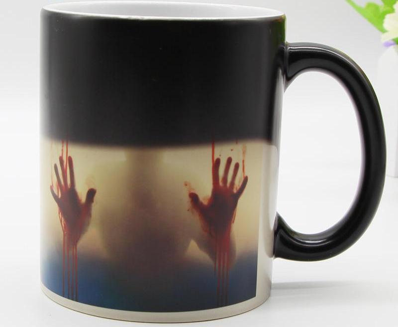 Heat Sensitive Bloody Hands Mug – Sugar & Cotton