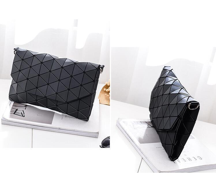 Abstract Geometric Matte Shoulder Bag – Sugar & Cotton