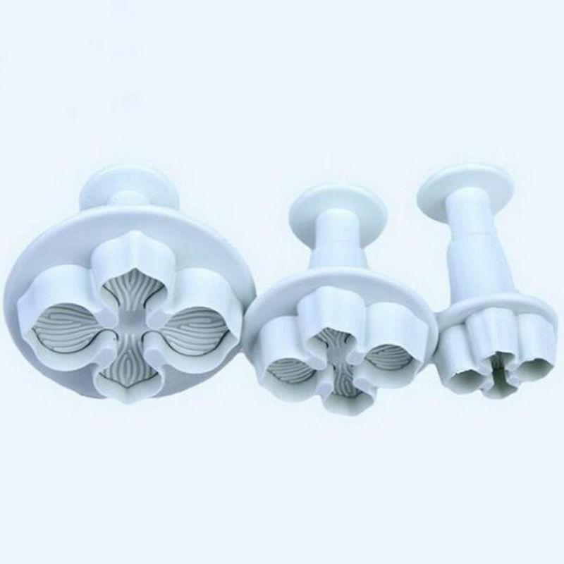 3 Piece Set - Flower Shape Pastry Decorating Tools – Sugar & Cotton