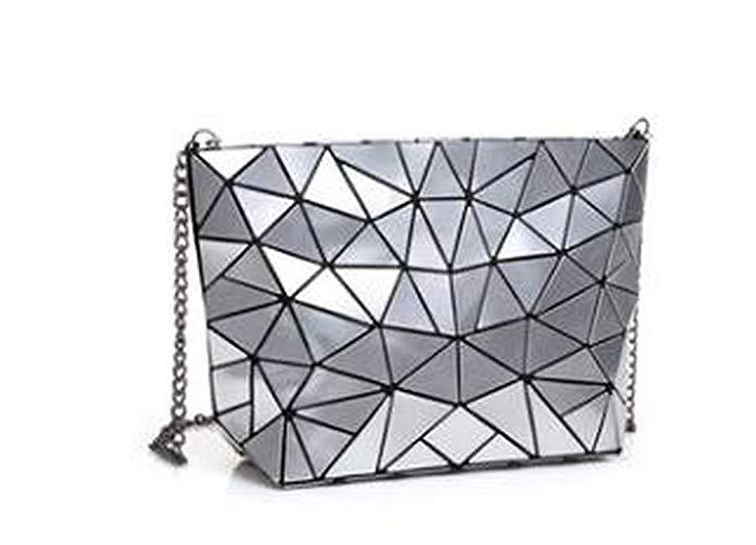 Abstract Geometric Matte Shoulder Bag – Sugar & Cotton